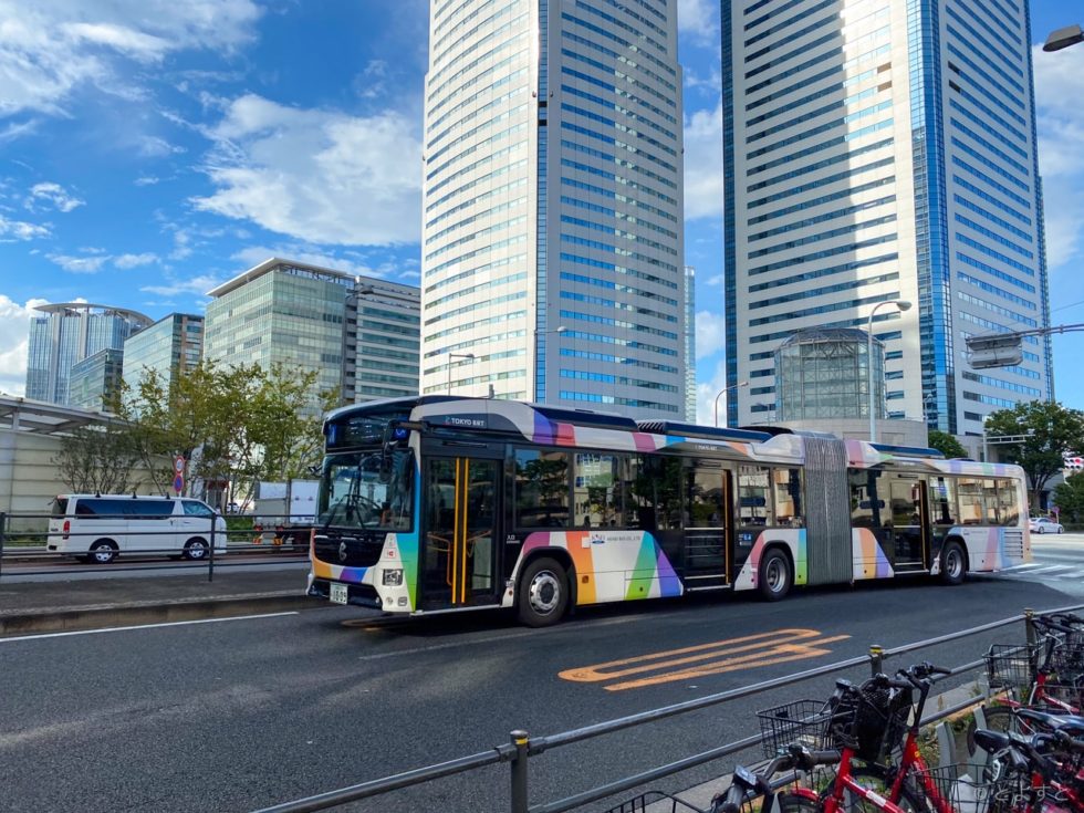 東京BRT、2020年10月1日よりプレ運行開始！虎ノ門ヒルズ〜晴海を連節バスが走る | とよすと - 毎日更新！豊洲エリアの今がわかる地域情報サイト